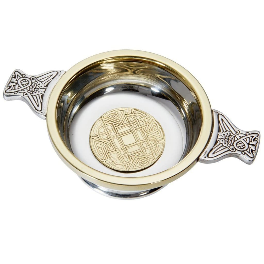 4" Celtic "Gold" Quaich | Add Your Own Message – buyaquaich.com